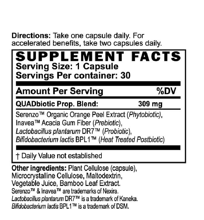 Quadbiotics for Weight Loss: The "Purple Pill" Overview